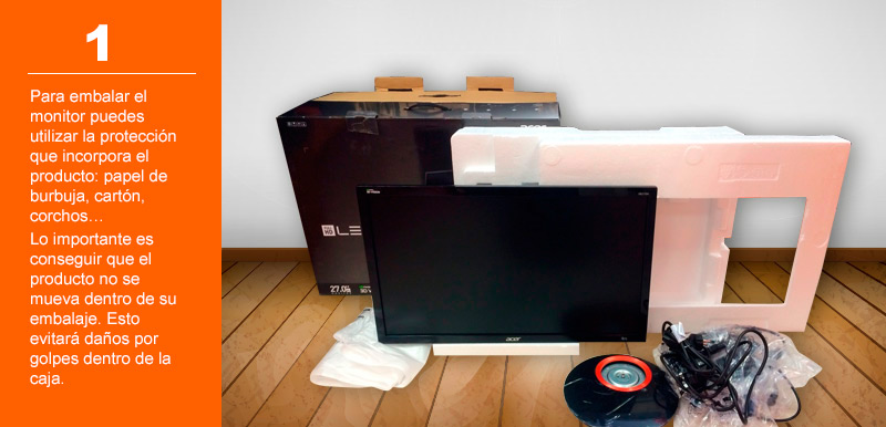 Como embalar um monitor ou TV