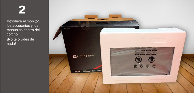 Como embalar um monitor ou TV